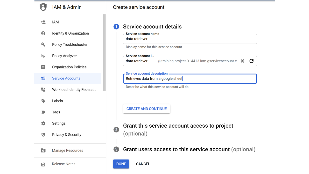 GSheets RFM pipeline - UbiOps Technical Documentation